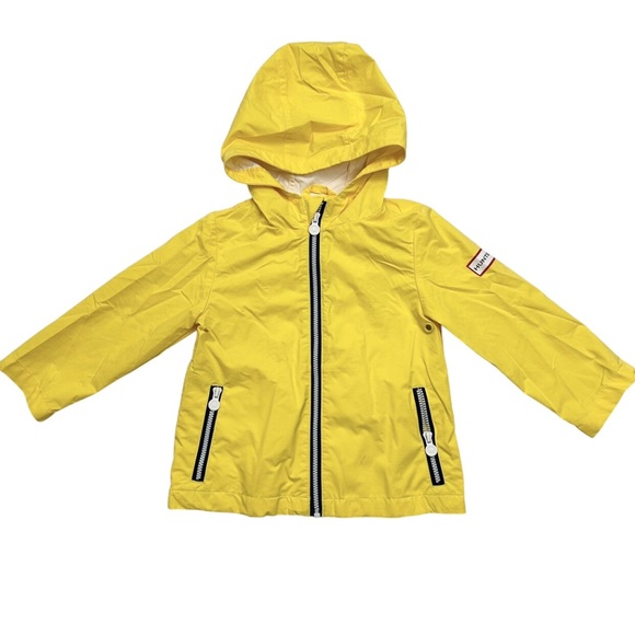 Hunter | Jackets & Coats | Hunter Bright Yellow Hooded Jacket | Poshmark